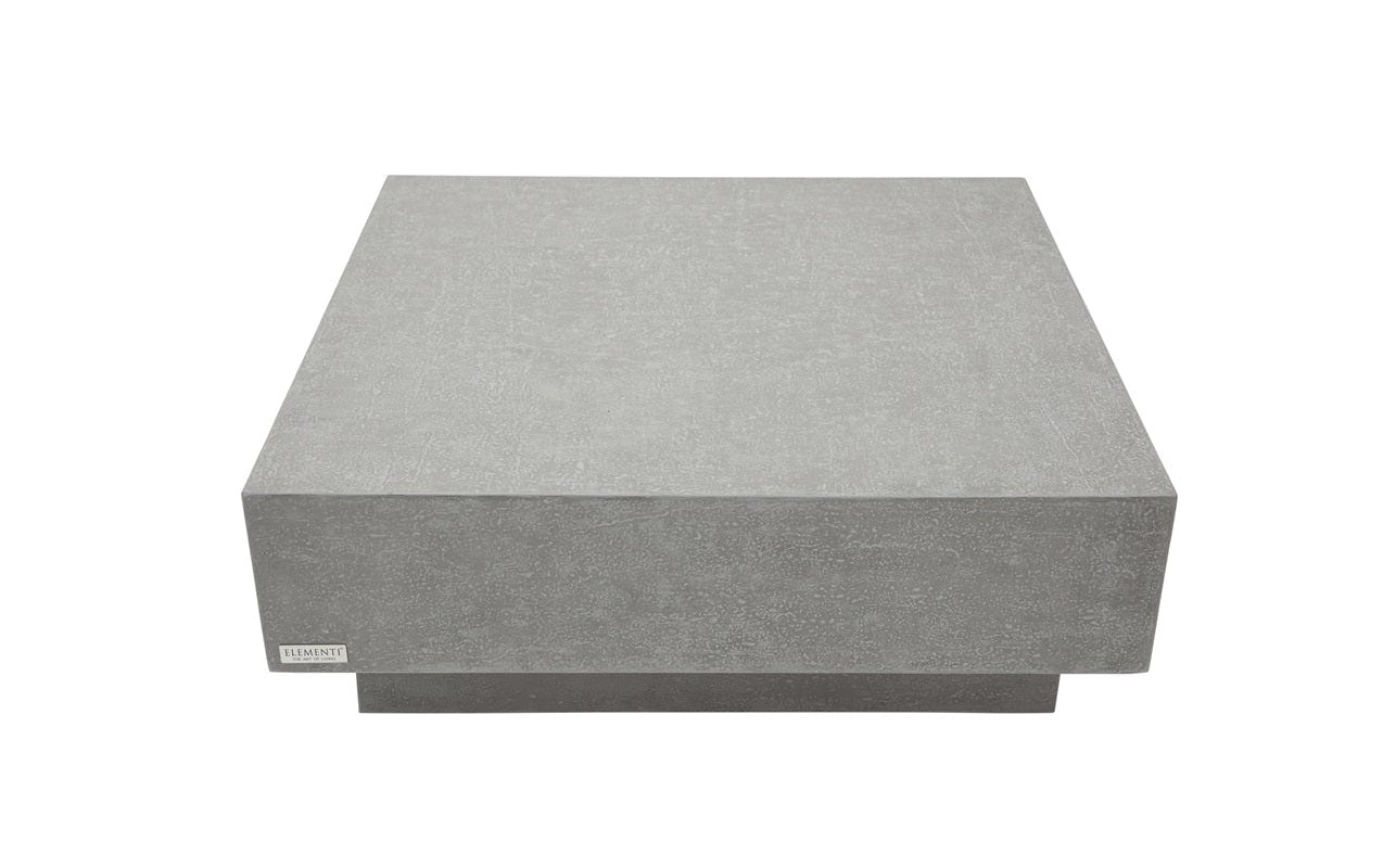 Tevere Travertine Series Square Coffee Table InsideOut