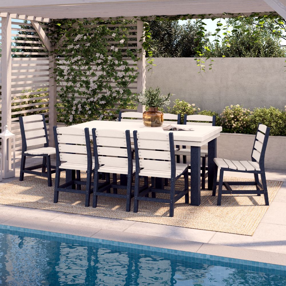 Napa 9pc Dining Set with 72" Table – InsideOut