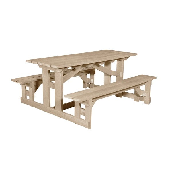 72" Rectangular Adirondack Picnic Table – InsideOut