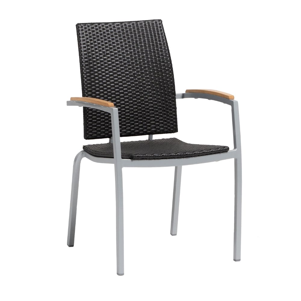 Zunix Woven Armchair with Durateak Arm – InsideOut