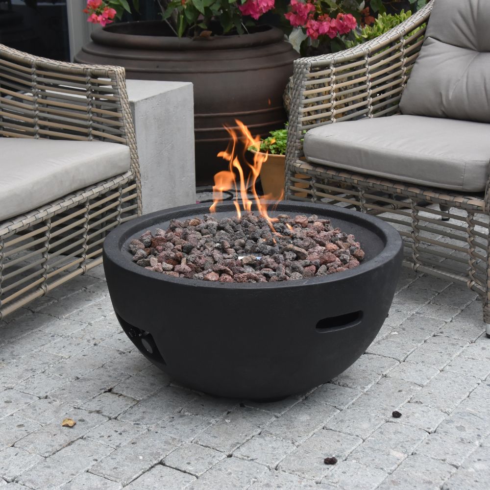 Jefferson Cast Concrete Fire Bowl – InsideOut