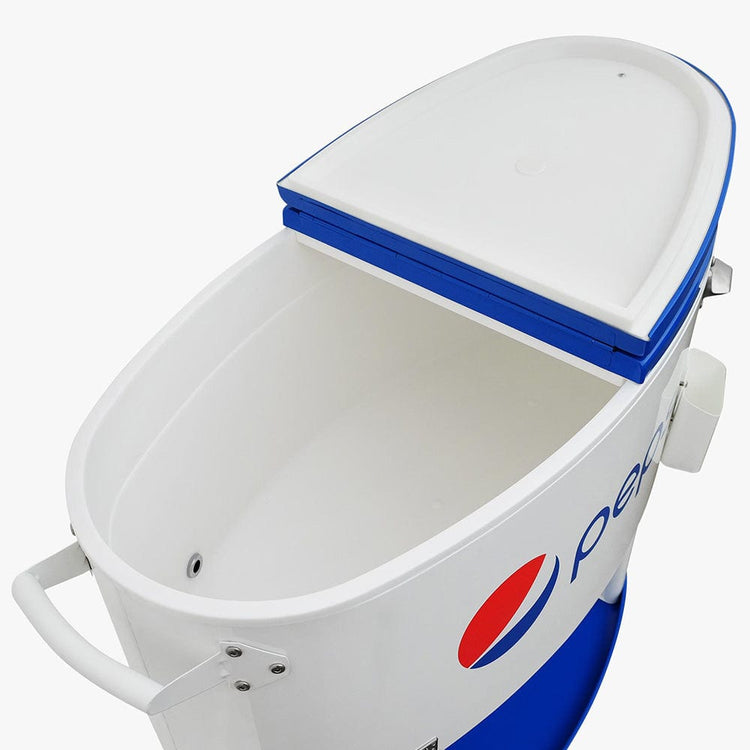 80 Quart Oval Pepsi Patio Cooler – InsideOut