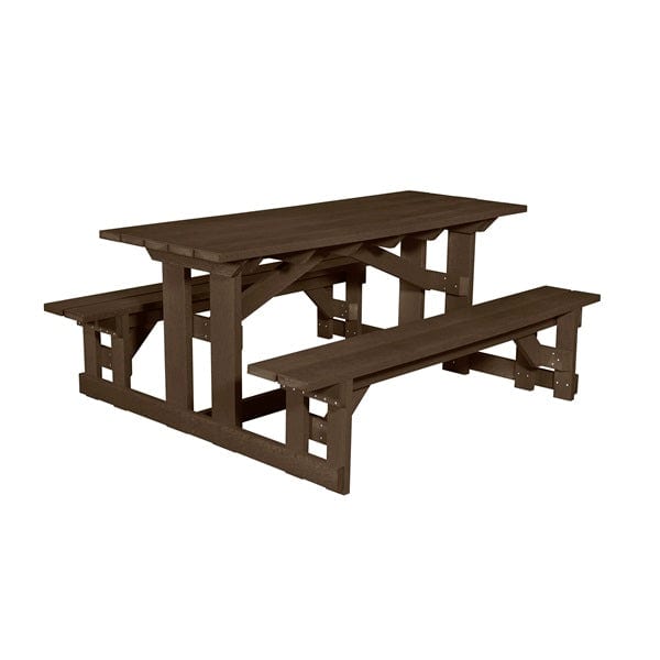 72" Rectangular Adirondack Picnic Table – InsideOut