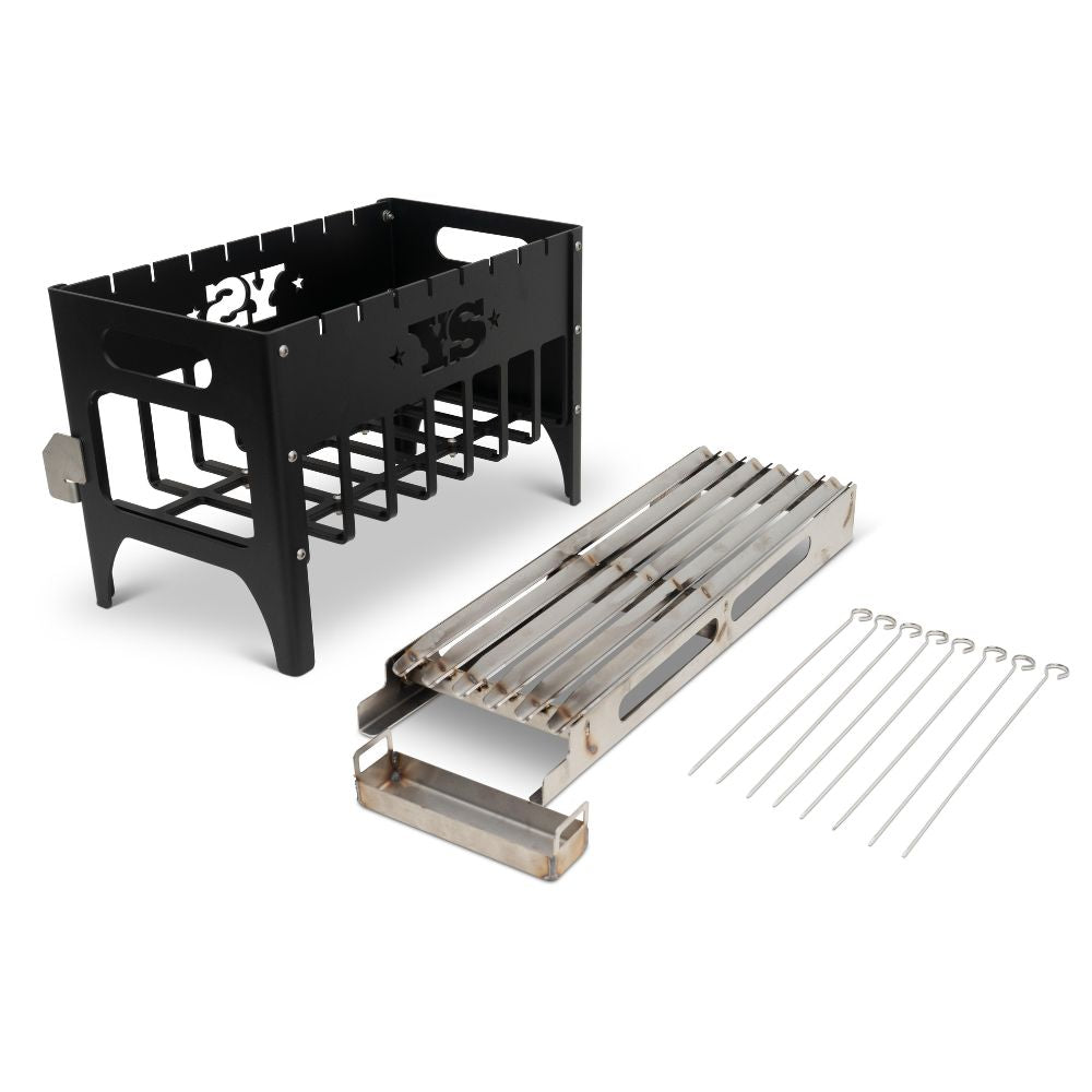 Yoder Brasero Kit: 36" El Dorado Santa Maria Charcoal Grill – InsideOut