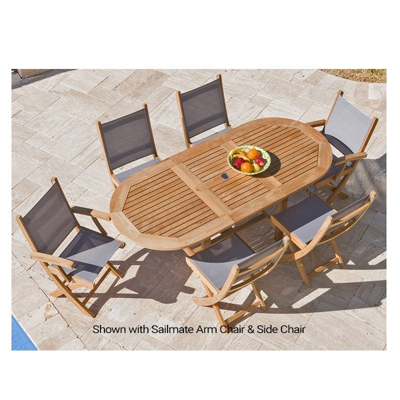 Family Expansion Oval Teak Table – InsideOut